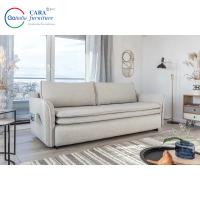 China 30026 Good Selling Home Hotel Furniture Fabric Sofa Bed Unique Wood Frame Fabric Cover for sale