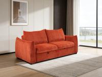 China Modern Design Fabric Sofa Bed Featuring Pull Down Storage Structure Providing Convenient Storage and Comfortable Seating for sale
