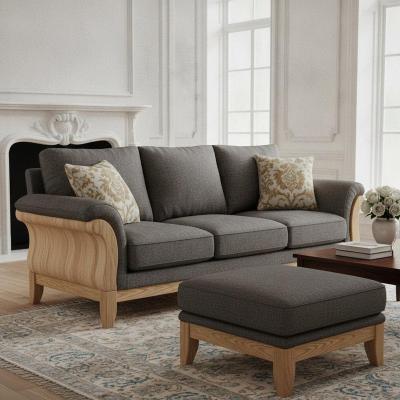 China Wood Frame Material Home Furniture Sofas European Style Living Room Comfortable Stylish Durable Seating Solutions for sale