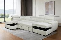 China Solid Wood Foam Pocket Spring Frame Home Furniture Sofas Including Storage Great Sleeper Solutions for Versatile for sale