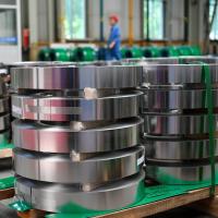 China Mill / Slit Edge Stainless Steel Metal Strips , 93 Hardness Hot Rolled Steel Strip for sale