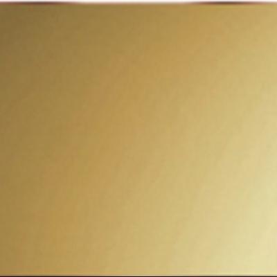 China Yellow Gold Colored Sheet Metal , Width 600 - 1500mm Stainless Steel Decorative Panels for sale