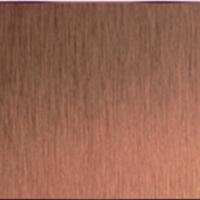 China Rose Red Vacuum HL Colored Stainless Steel Sheets Grade 201 Raw Material for sale