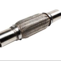 China Auto 3 Inch Exhaust Flex Pipe With Nipple Extension , SS Flex Joint Exhaust Pipe for sale