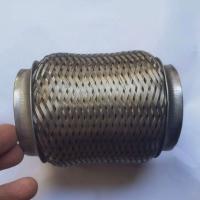 China Double Layer Universal Flex Pipe Exhaust , 51 X 70mm Exhaust Flexi Pipe Replacement for sale