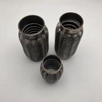 China 45 X 200mm Size Auto Exhaust Flexible Pipe Wire Braided Meshed Outer Surface for sale
