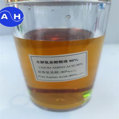 China Hydrolyzed Amino Acid Liquid 800g/L As Material For Organic Fertilier Formulation Making for sale
