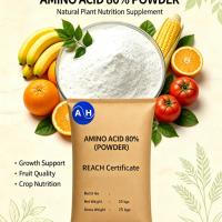 China 100% Water-Soluble Amino Acid Powder from Non-GMO Soybean Meal with High Free Amino Acid Content for sale