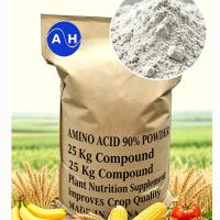 China 100% Water Soluble Non-GMO Soybean Meal Amino Acid Powder with ≥80% Total Amino Acids for Fertilizer Formulation for sale