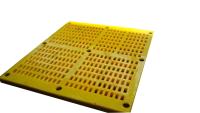 China Tensioned Polyurethane Screen Mesh With Hook Minimum Aperture 3mm for sale