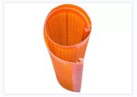 China Orange Color High Frequency Polyurethane Screen Mesh For for sale