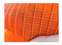 China Orange Color High Frequency Polyurethane Screen Mesh For for sale