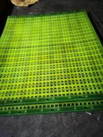 China Tensioned  Urethane Coated Sieve Plate For Stone Screening for sale