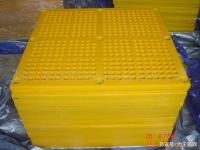 China 610*610mm Polyurethane modules screen panel standard rail type with self-cleaning performance aperture holes can be customized for sale