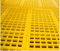 China Rectangle Modular Polyurethane Screen Mesh For Quarry Rubber Tension Screen for sale