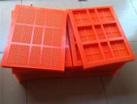 China Sand And Gravel Industrial Polyurethane Dewatering Screen Mesh With Bolt Connection for sale