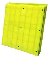 China 305*305mm Modular Industrial Polyurethane Screen Mesh For Wheel Sander for sale