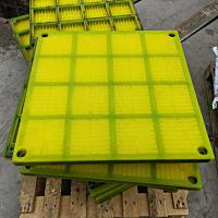 China 305*305mm Modular Industrial Polyurethane Screen Mesh For Rectilinear Vibrating Screen Machine for sale