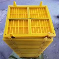 China Hardness 80A To 95A Polyurethane Screen Mesh Rubber Modular Screen Panel For Dewatering for sale