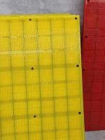 China Hardness 80A To 95A Polyurethane Screen Mesh Rubber Modular Screen Panel For Dewatering for sale