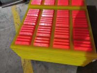 China Twice Casting Polyurethane Screen Panel For Mining Screen Machine Without Blind for sale