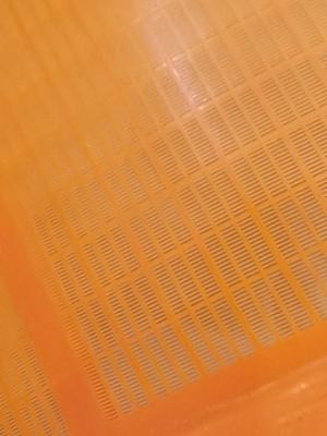 China 0.075mm Aperture 840*1210mm  Urethane Fine Screen For High Frequency Vibrating Sieve for sale