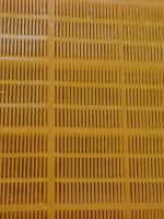 China 0.25mm Aperture Lanxess Pu Screen Mesh 840*1210mm  Polyurethane Screen Panel for sale