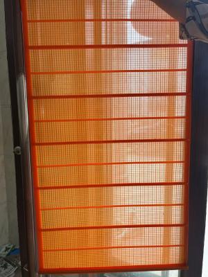 China Lanxess Industrial Polyurethane Sieve Plate 0.2mm Aperture 840*1410mm  Urethane Screen for sale