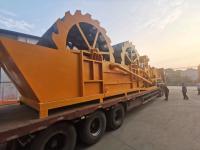 China Screen Mesh Equipment For Mine Washing Double Wheel Sand Washer for sale