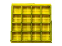 China Shore A 90 Hardness Screen Mesh Providing High Abrasionresistance Perfect For Screening Crushing And Material Separation for sale