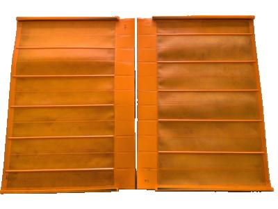 China Two Layer Polyurethane High Frequency Screen Panel For Iron Ore  With Different Aperture Hole Enjoy Long Working Life for sale