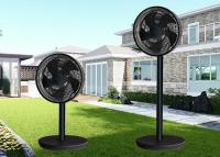 China Lithium Battery Ac/Dc12v Solar Charging Floor Fan Vertical Remote Control for sale