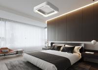 China Bedroom Living Room No Leaf Ceiling Fan Lamp Invisible Air Conditioner Electric Ceiling Fan Lamp for sale