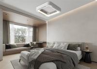 China Bedroom Living Room No Leaf Ceiling Fan Lamp Invisible Air Conditioner Electric Ceiling Fan Lamp for sale