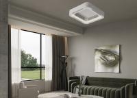 China No leaf ceiling fan lamp household bedroom living room invisible air conditioner electric fan ceiling fan lamp for sale