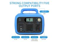 China Portable outdoor power supply 300W AC output power 300Wh capacity outdoor camping stall energy storage power supply for sale