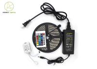 China DC12V SMD 800LM RGB LED Flexible Strip Lights 5050 With Controller for sale
