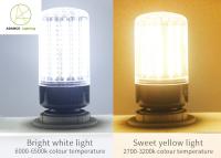 China Hotel 12W 1200LM LED Corn Cob Light 360 Degree Beam Angle for sale