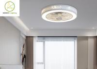 China 43cm Blade Modern Ceiling Fan Lights AC220V Remote Control for sale