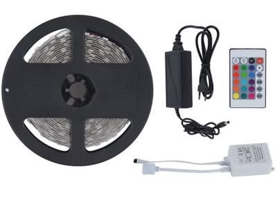 China IP65 300 LEDS 12V 5M 5050 RGB LED Strip Light High Lumen 50000H for sale