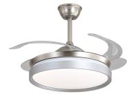 China 3000K Circle Living Room Ceiling Fans With Lights 30000 Lifespan for sale