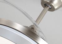 China 3000K Circle Living Room Ceiling Fans With Lights 30000 Lifespan for sale