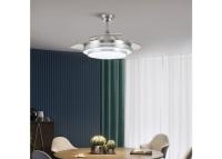 China 48W 72W Four Blade Dining Room Ceiling Fan Light 12kg 48 Inch 52 Inch for sale