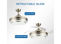 China AC70W Remote Control Ceiling Fan Light 42 Inch 55*55*39cm for sale