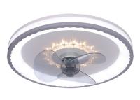 China 80Ra Round Ceiling Fan With Dimmable Light  60W*2 5 Year Lifespan for sale