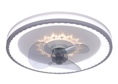 China 80Ra Round Ceiling Fan With Dimmable Light  60W*2 5 Year Lifespan for sale