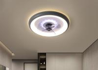 China 80Ra Round Ceiling Fan With Dimmable Light  60W*2 5 Year Lifespan for sale