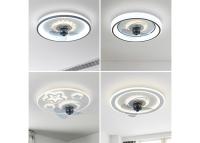 China 80Ra Round Ceiling Fan With Dimmable Light  60W*2 5 Year Lifespan for sale