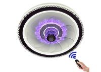 China AC220v Round Remote Control Ceiling Fan Light D500*H150MM for sale