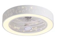 China 36W*2 Indoor Chandelier Ceiling Fan With Light And Remote 58cm*23cm for sale